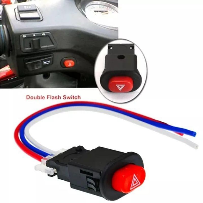 TOMBOL Hazard MOTORCYCLE BUTTON SWITCH DANGER BUTTON | Shopee Malaysia