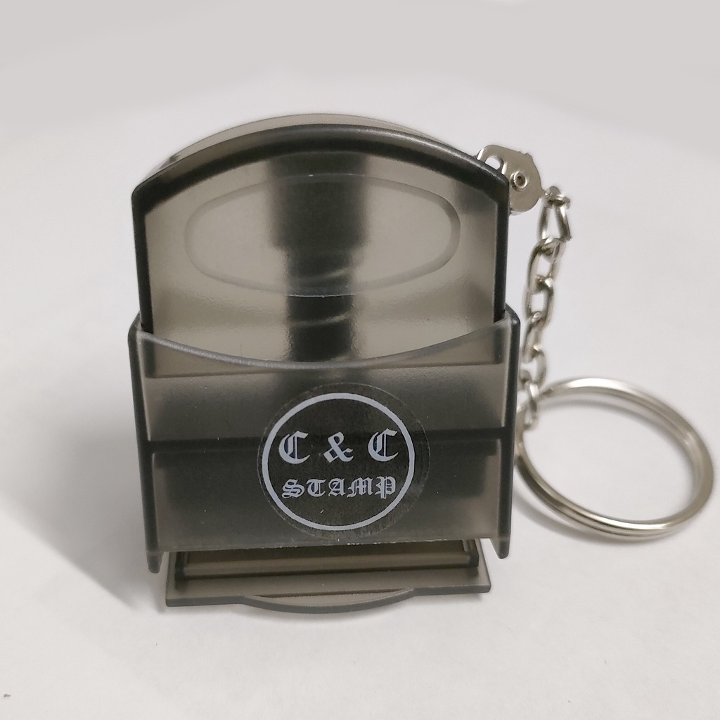 Rubber Stamp Keychain / Cop Nama / Cop Murah / Pocket Stamp / Cop ...