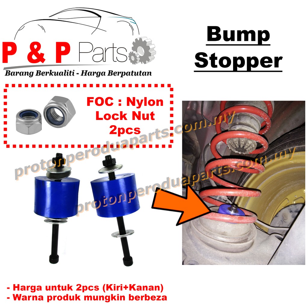 Rear Stopper Stoper Bump Absorber Spring Belakang Myvi Alza Viva - 2pcs ...