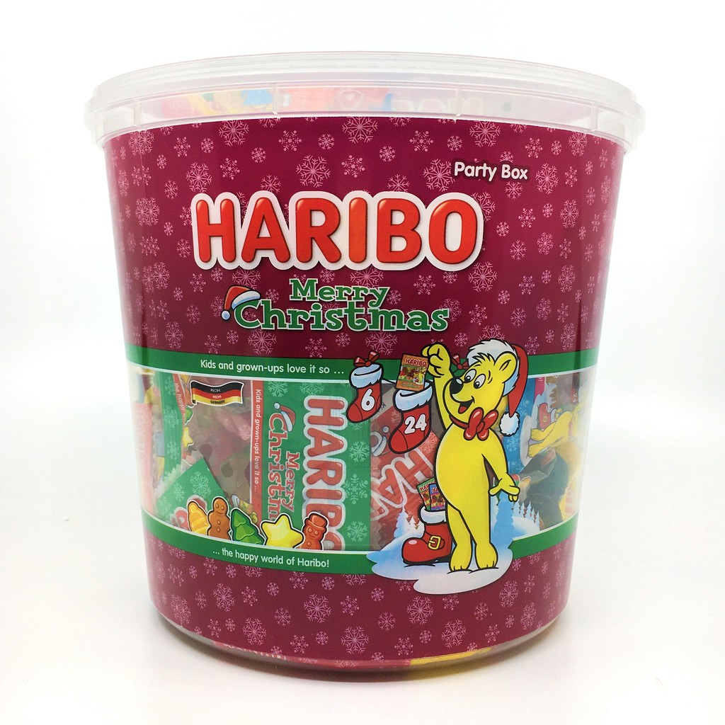 HARIBO Merry Christmas Party Box 980g | Shopee Malaysia