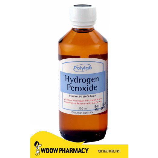 HYDROGEN PEROXIDE 6% 100ML (POLYLAB) | Shopee Malaysia