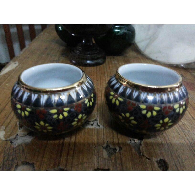 cawan sangkar burung corak bunga bunga | Shopee Malaysia