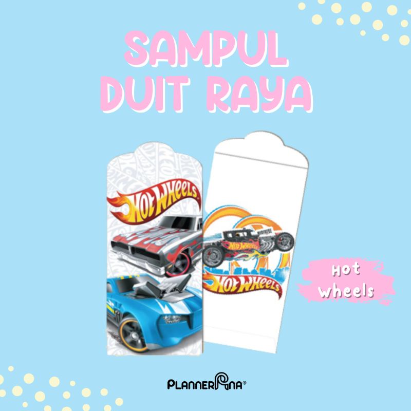 (HOT WHEELS) Sampul Duit Raya Money Packet 5pcs Per Pack | Shopee Malaysia
