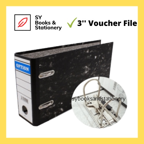 OPTION 3" Voucher Arch File 3 Inch (75mm) -Half A4 (1pc) | Shopee Malaysia