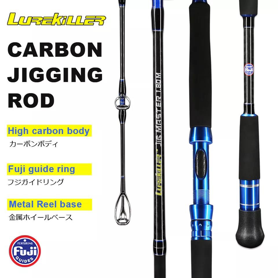 ☑Lurekiller Japan Fuji Guides Jigging Rod 1.68M 5.6ft Boat Rod Ocean ...