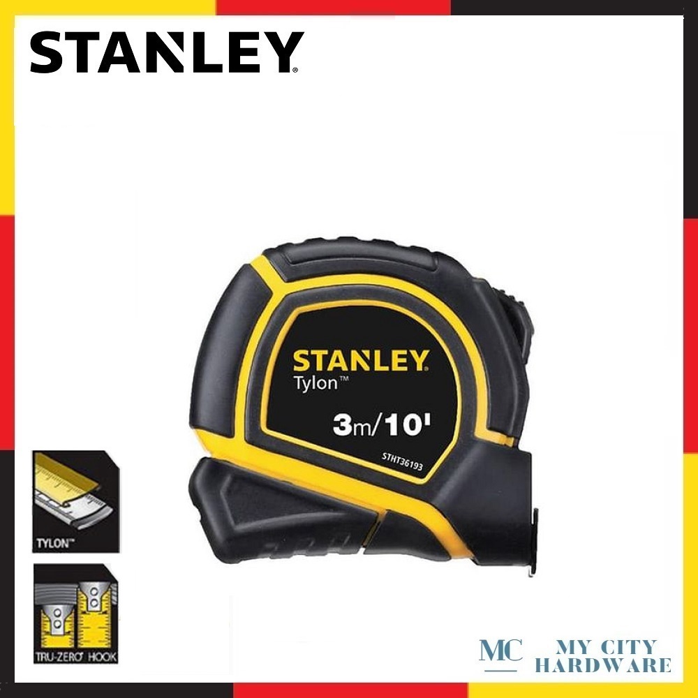 Stanley STHT36193 Tylon Measuring Tape 3m/10ft | Shopee Malaysia