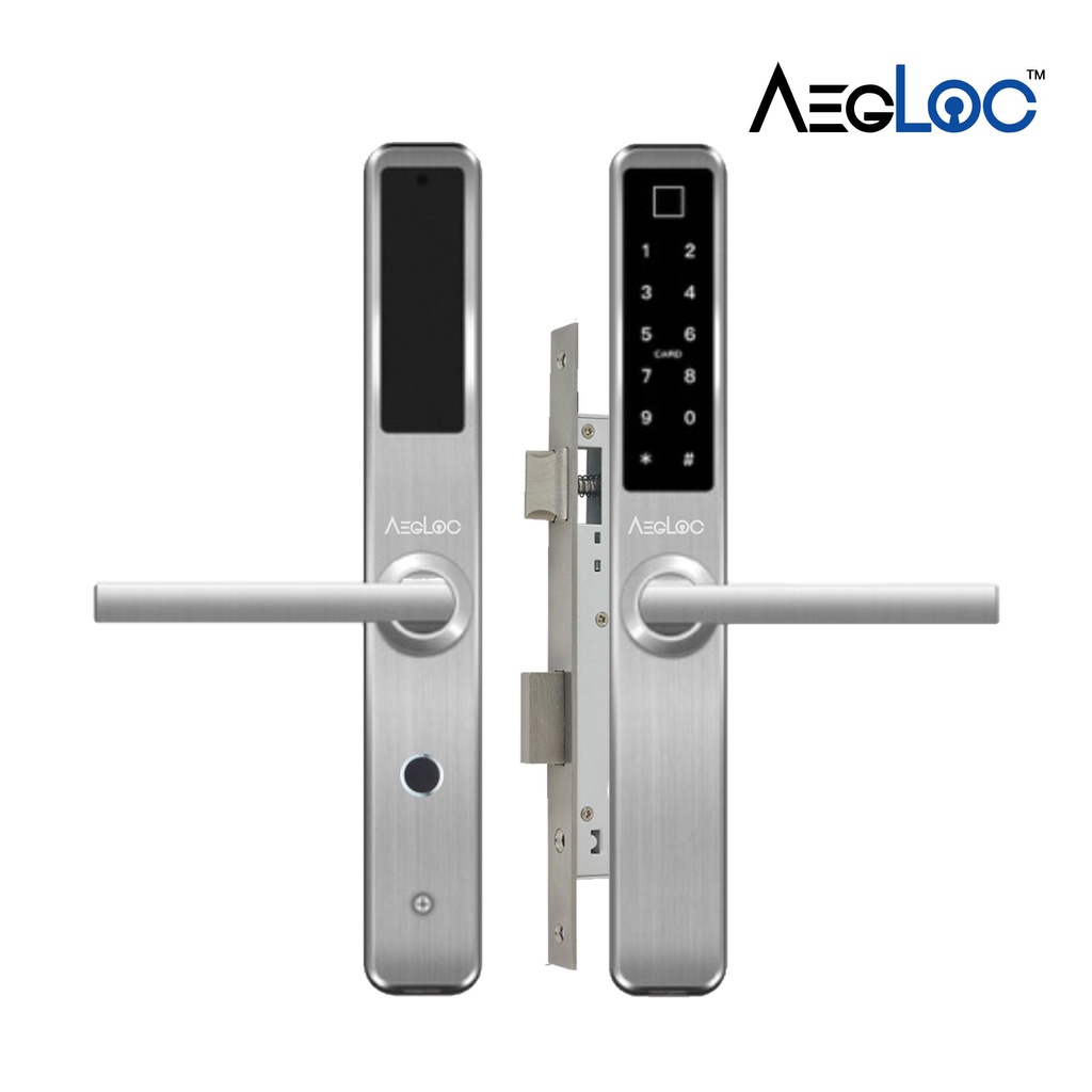 Aegloc A60 Smart Grill Door Lock With Fingerprint, Pin Code, Access ...