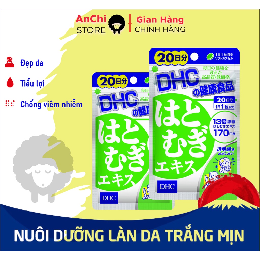 Japanese DHC Adlay Extract Skin Brightening Pills 20 days (20 Pills ...