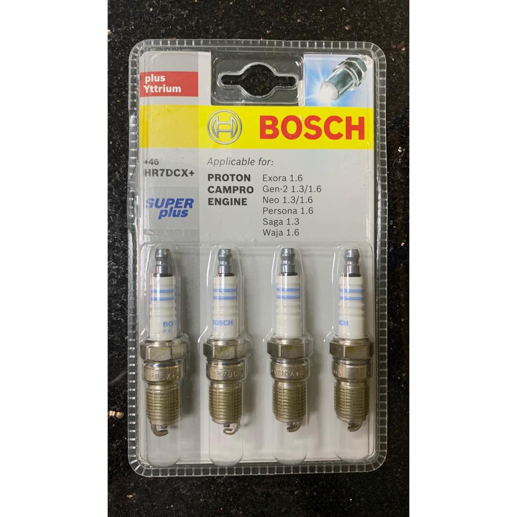 PROTON WAJA CAMPRO SAGA BLM EXORA GEN2 PERSONA BOSCH SPARK PLUG (HR7DCX ...