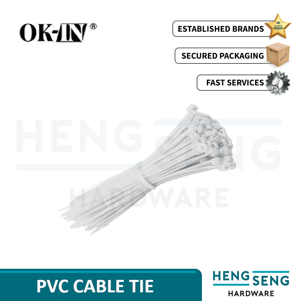 PVC CABLE TIE 100PCS PER PACK | Shopee Malaysia