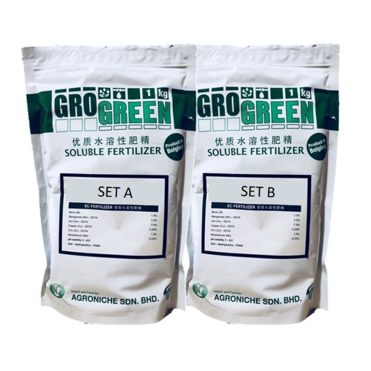 Baja AB - AB Fertilizer - Baja Fertigasi, Hydroponic (1KG Baja A , 1KG ...
