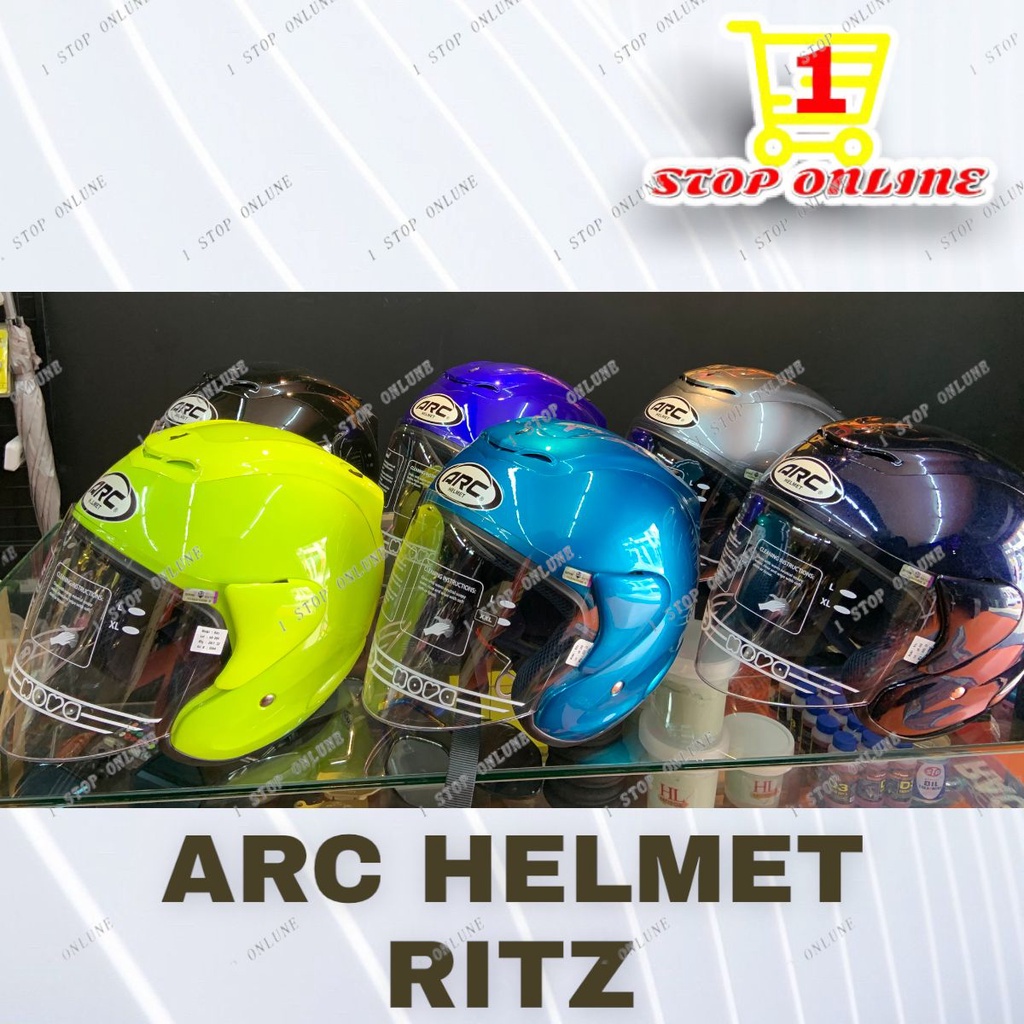 ARC HELMET HELMET ARC RITZ AUTHETIC 100% 60CM L-XXL SIZE RITZ 6 COLOR ...