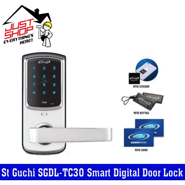St Guchi SGDL-TC30 Smart Digital Door Lock (100% NEW & ORIGINAL ...