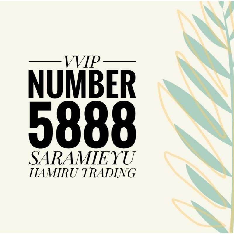 🔥 VVIP NUMBER 5888🔥 CELCOM UNLIMITED INTERNET & CALL | Shopee Malaysia