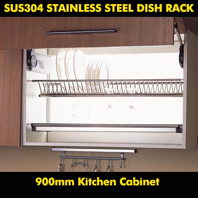 SUS304 Stainless Steel Dish Rack High Quality Kitchen Rack 900mm ...