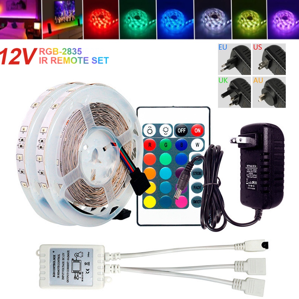 5 Meters 10 Meters 12V LED Room Party House Decorative Light Strip RGB ...