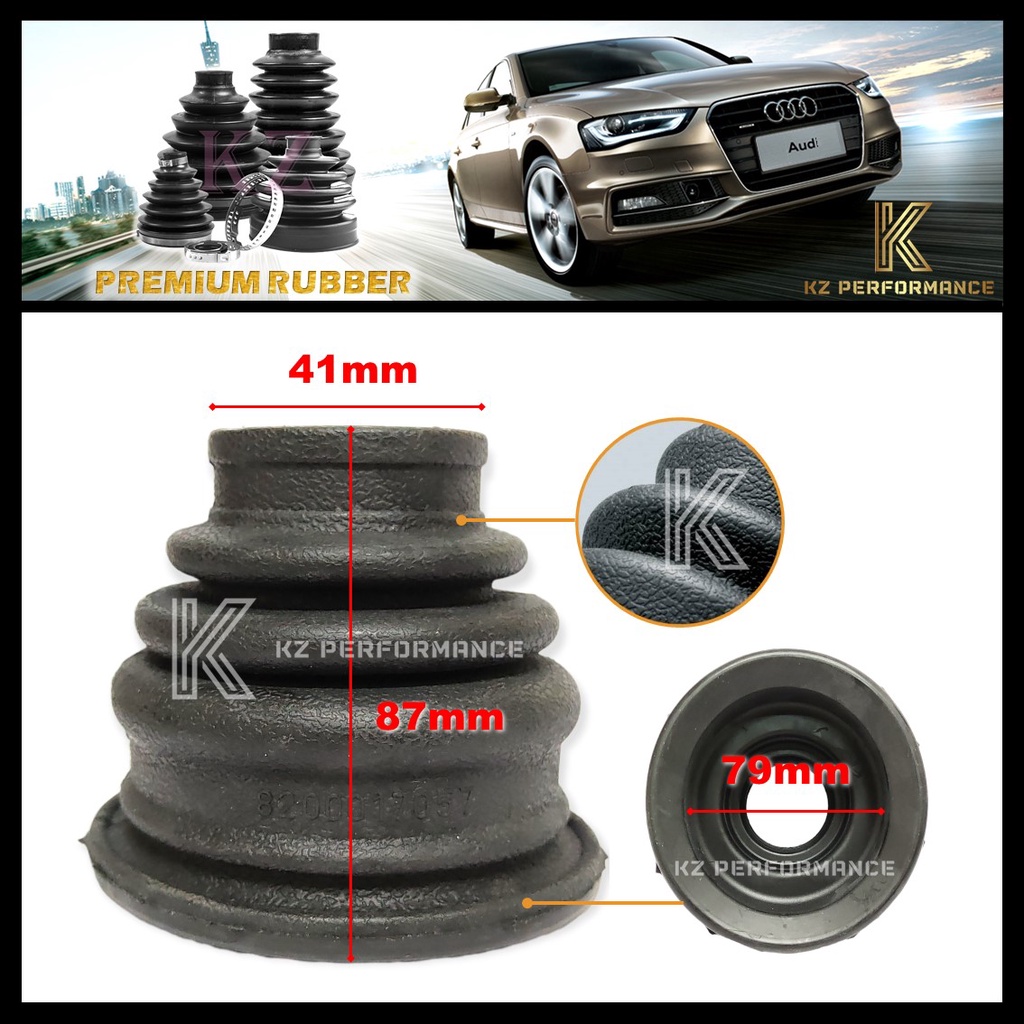 PROTON SAVVY AUTO / 41MM - 79MM / DRIVE SHAFT BOOT IN LEFT / 8200017057 ...