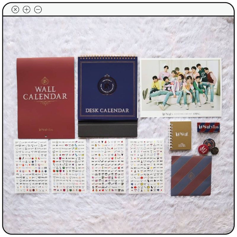 [Free Claim] 2021 TREASURE'S WELCOMING COLLECTION (CALLENDER, STICKER ...