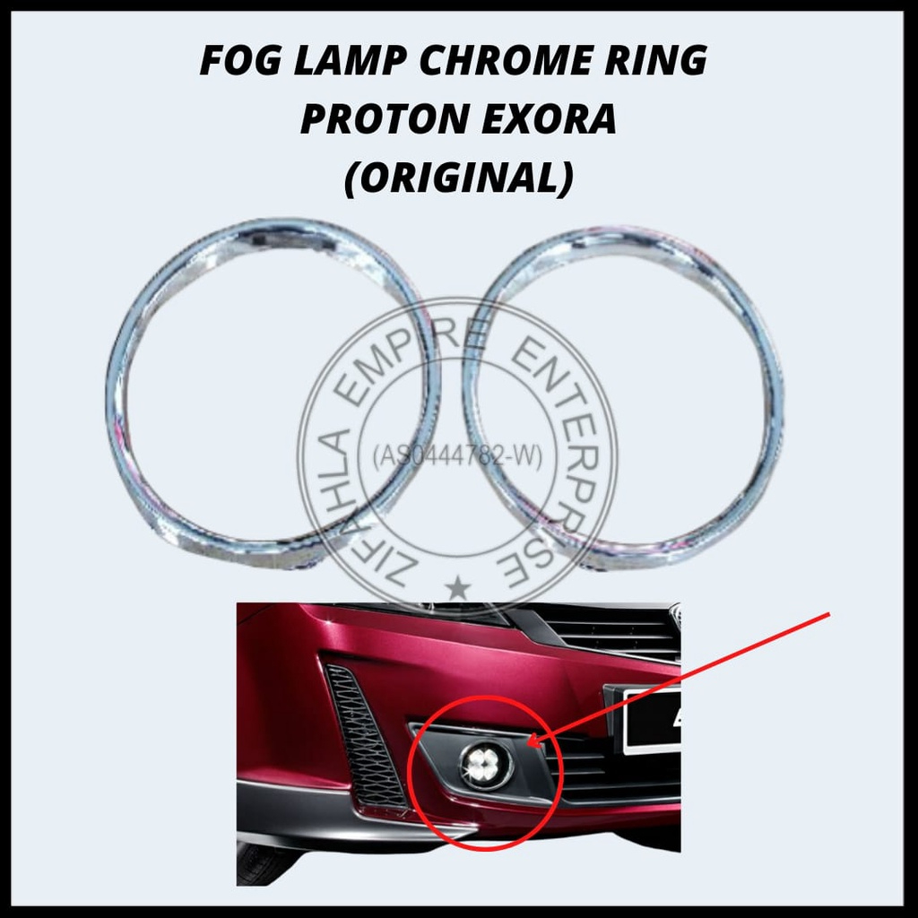 (ORIGINAL) PROTON EXORA BOLD FOGLAMP CHROME RING | Shopee Malaysia