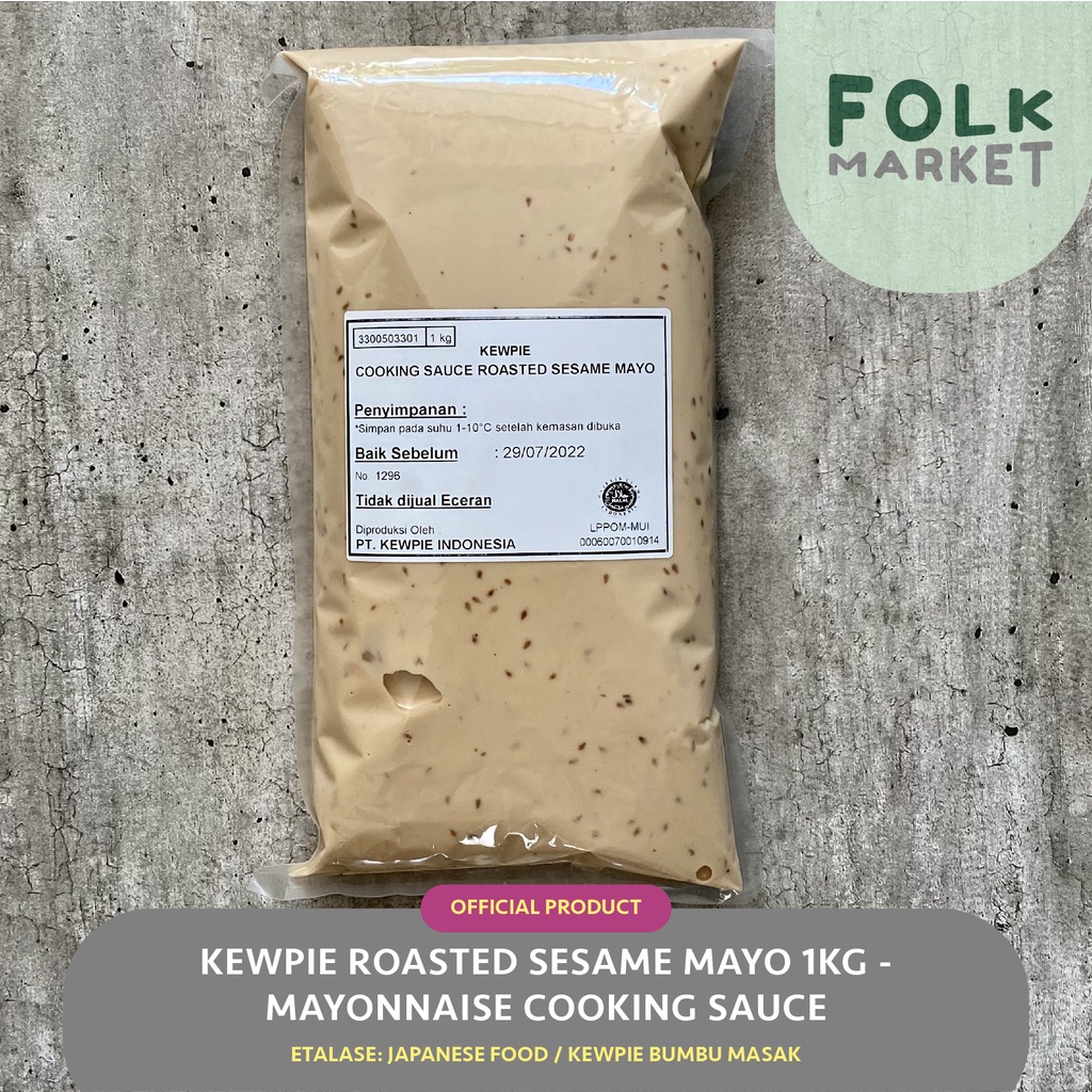 Kewpie Roasted Sesame Mayo 1KG - Mayonnaise / Mayonnaise Sesame Roasted ...