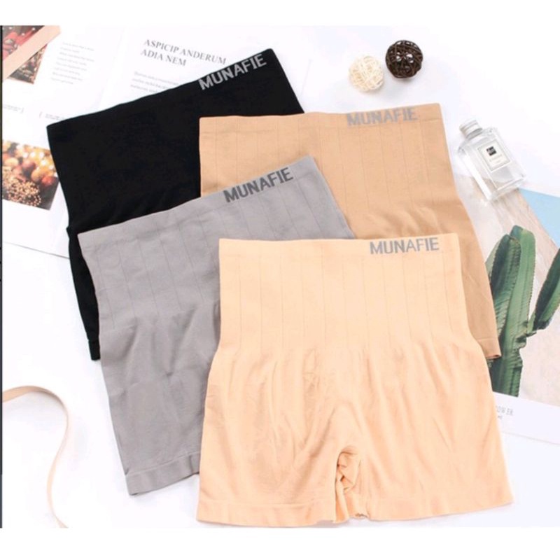 Munafie High Waist Boxer Briefs Munafie Plotting Panties Shopee Malaysia