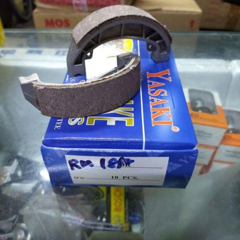 💯original Yasaki brake shoes quality guarantee honda ex5 wave smash dream wave 125 modenas kriss ...