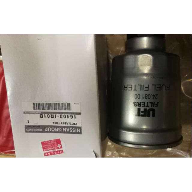 ORIGINAL NISSAN NAVARA FUEL FILTER 100% ORI UFI 16403-JR01B | Shopee ...