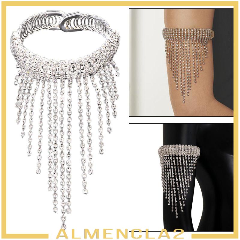 [AlmenclafdMY] Adjustable Upper Arm Cuff Bracelet Tassel Chain ...