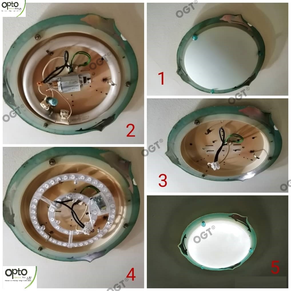 24W/ 36W / 48W LED Magnet Module Circular Replacement Ceiling Light ...