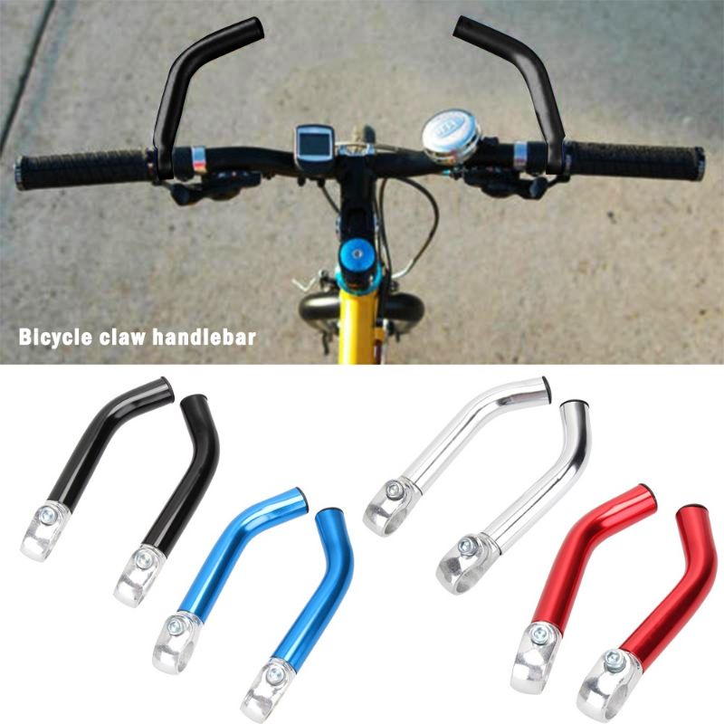 Basikal Bull End Bar 1Pair 22.2mm Bike Bicycle Alloy Aluminum Handlebar ...