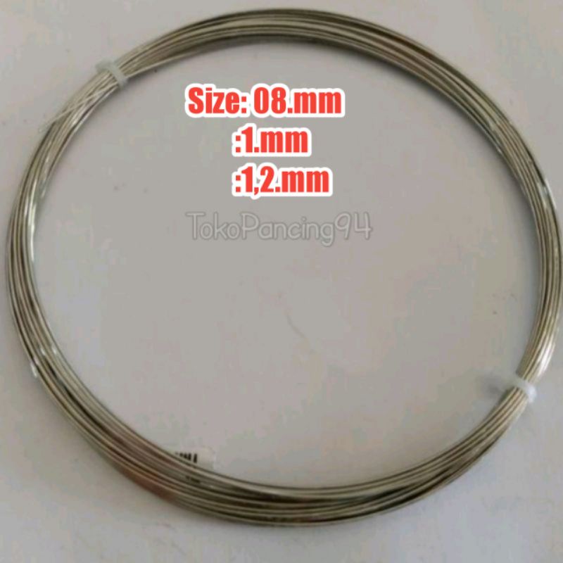 Ss304 hard stainless steel wire/100% stainless steel | Shopee Malaysia