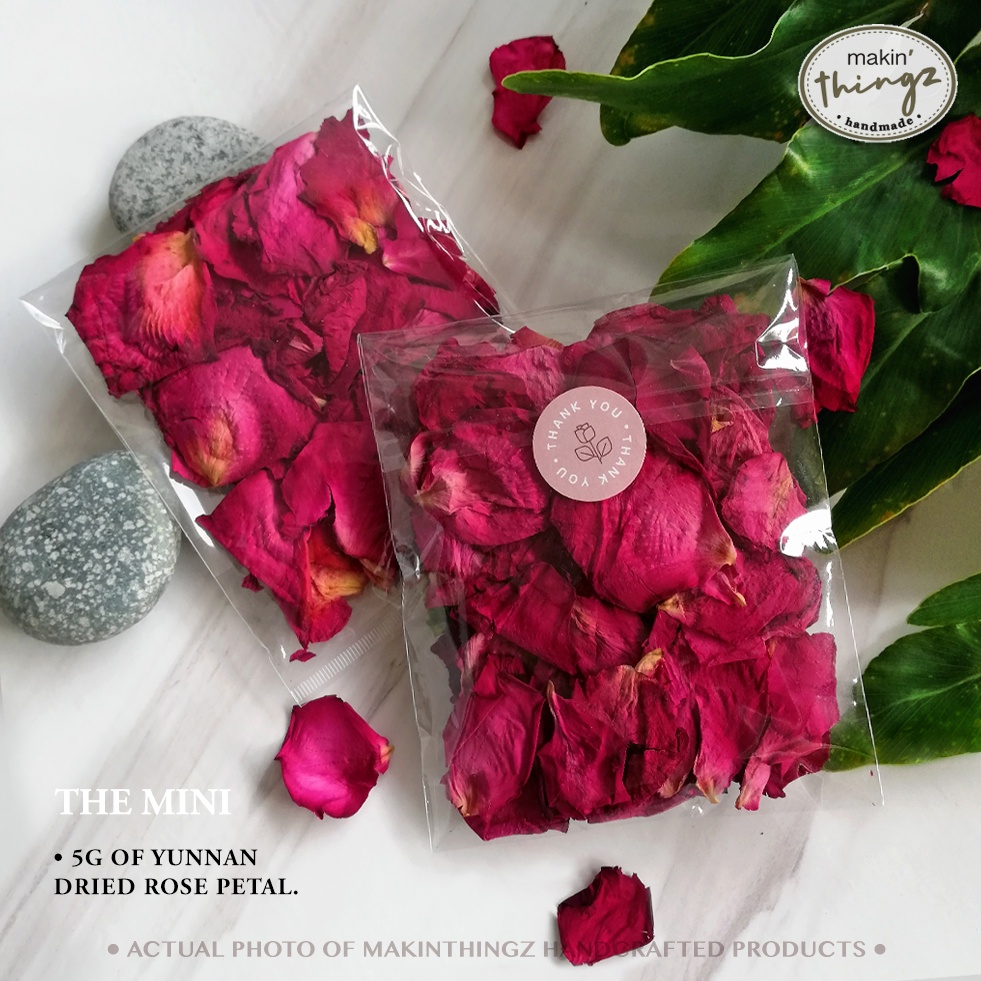 Natural Dried Rose Petals Bath Foot Spa Mandi Bunga Flowers Bath ...