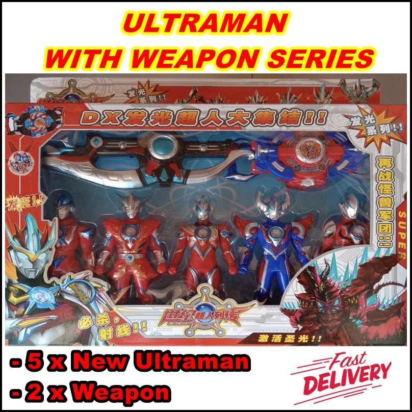 Ultraman & Monster Toys Set 15cm Height Ultraman Geed Orb And Monster ...