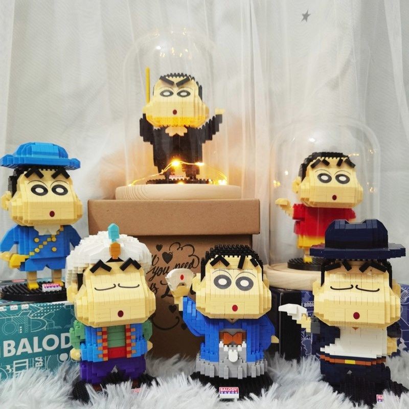 Lego blocks Shinchan Easy Fun Building Blocks | Shopee Malaysia