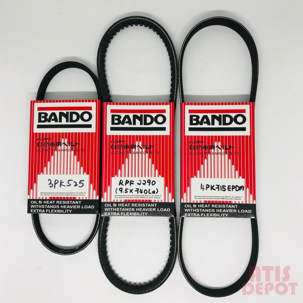 BANDO Perodua Viva 1.0 Alternator Belt / Power Steering / Aircond ...