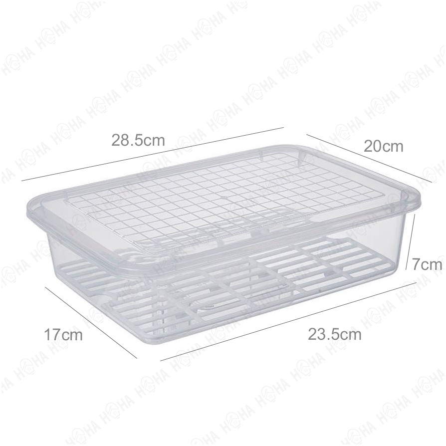 Freezer Food Storage Box Kitchen Rectangle Refrigerator Fridge ...