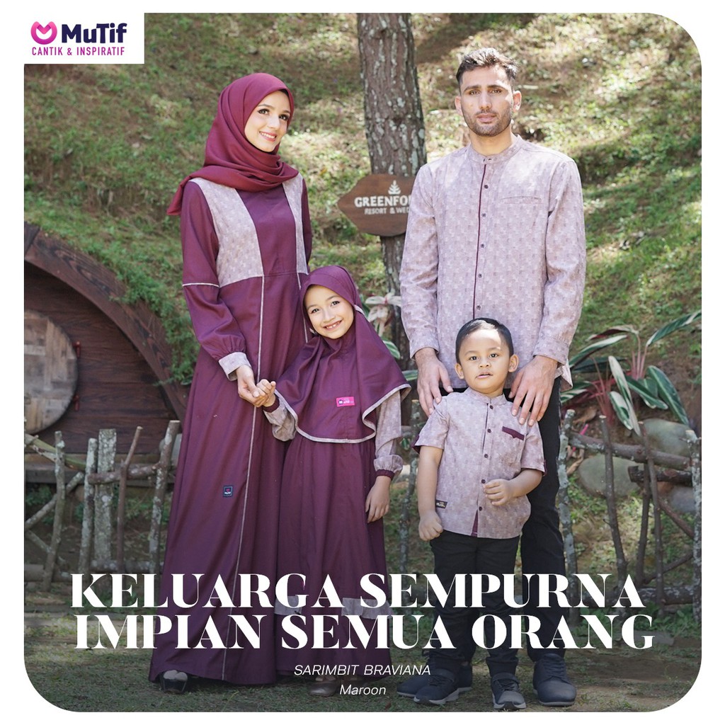 Mutif Uniform Couple Muslim Family Eid Latest Discount 2021 Braviana ...