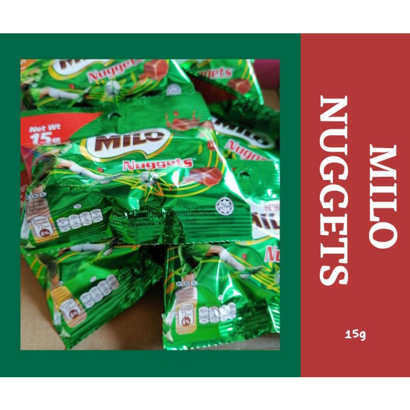 MILO NUGGETS 15G | NESTLE | CHOCOLATE | Shopee Malaysia