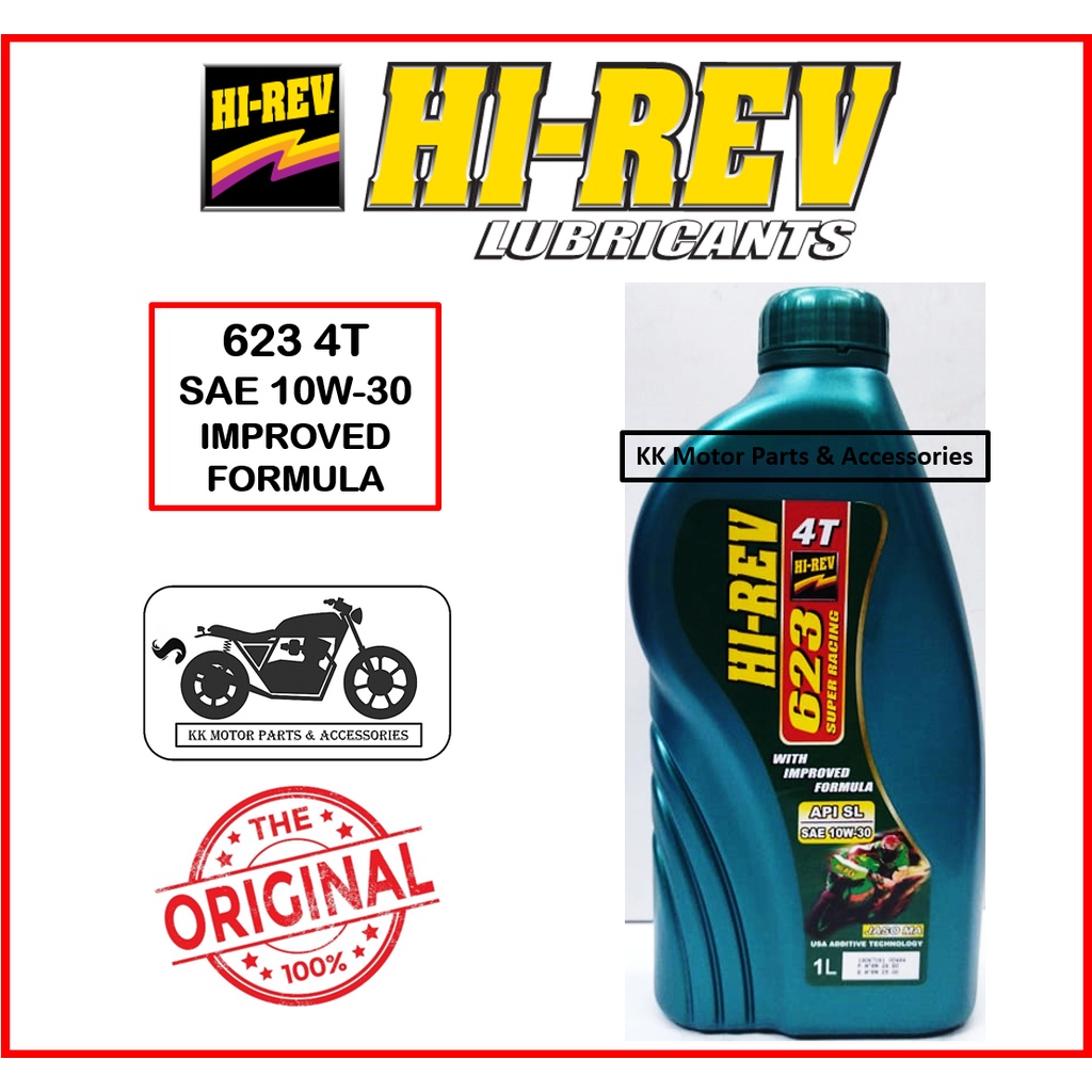 [100% ORIGINAL !!!] HI-REV HIREV 623 4T SAE 10W-30 10W30 IMPROVED ...