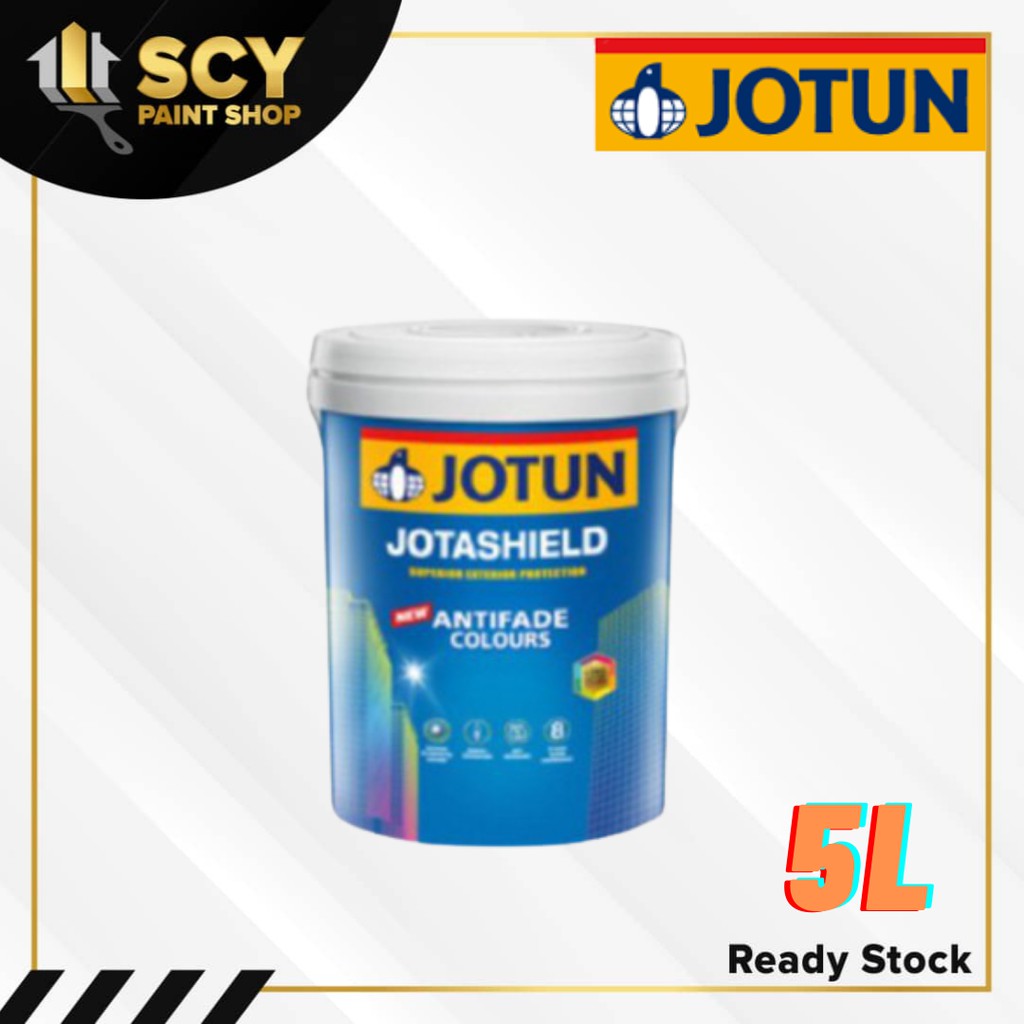 JOTUN JotaShield Antifade 5L Exterior Wall Paint/Cat Luar/Jota shield ...