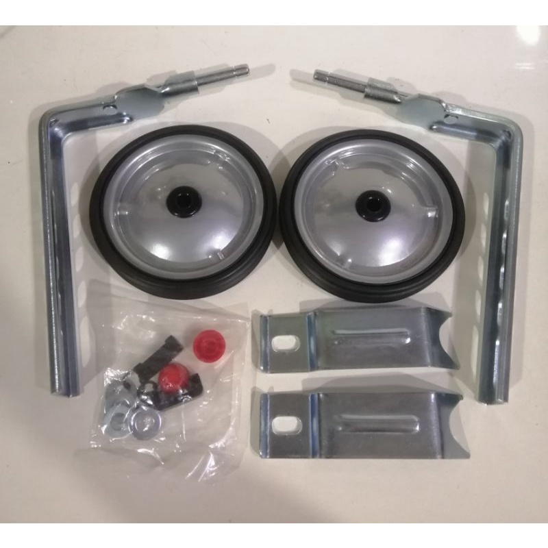 [Made in Taiwan] RODA TEPI BESI TAYAR GETAH 5in1 SESUAI BASIKAL SIZE:12 ...