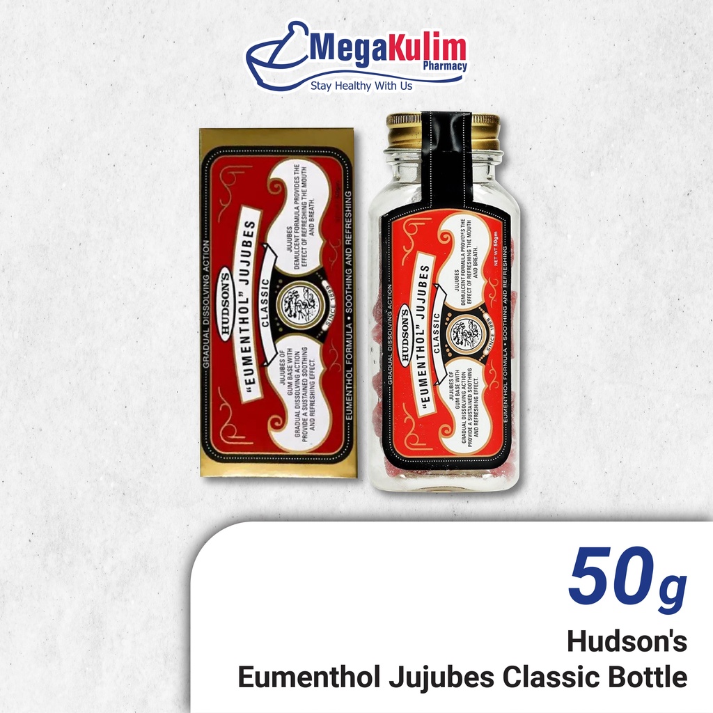 Hudson's Eumenthol Jujubes Classic 50g | Shopee Malaysia