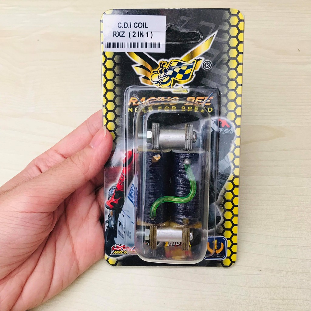 DOUBLE CDI COIL RACING BEE YAMAHA Y110 RXZ TZM STARTER KOIL PAPAN PNP ...