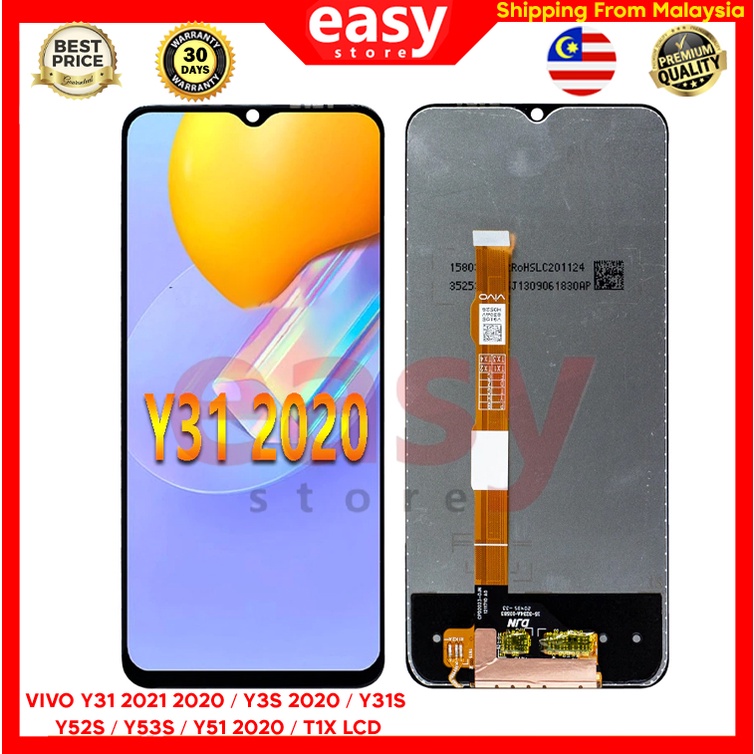 Ori VIVO Y31 Y31S Y51 Y52S Y3S Y53S 4G 5G 2020 2021 Y35 2022 V2030 V2205 V2036 V2036 V2058 LCD ...
