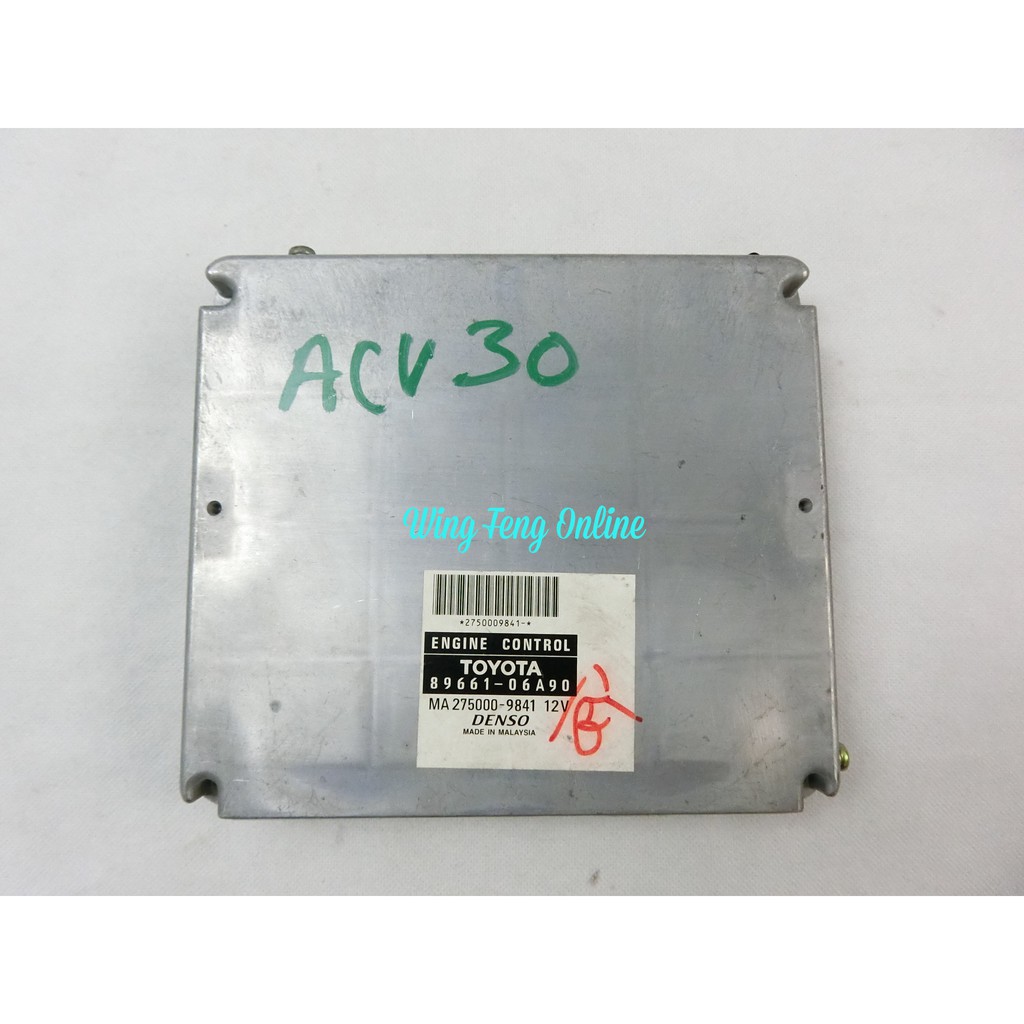 Toyota Camry ACV30 ACV31 Engine Control Module ECU USED DENSO 89661 ...