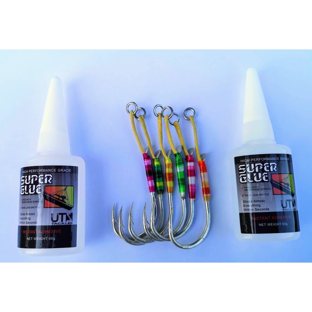 UTS Gam Assist Hook 20G/ Assist Hook Glue/ UTS Gum 3Saat/ 3 Second Gam ...