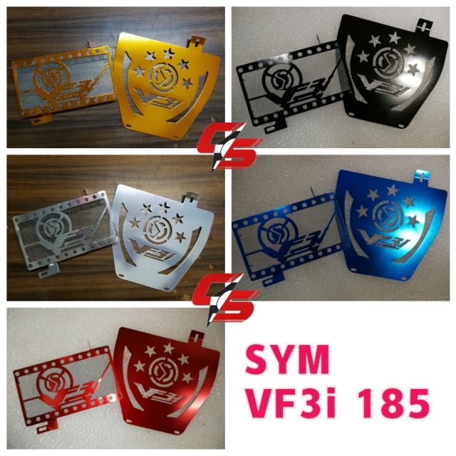 Sym VF3i 185 ENGINE COVER & COOLANT NET & COWLING LENS VISOR | Shopee ...