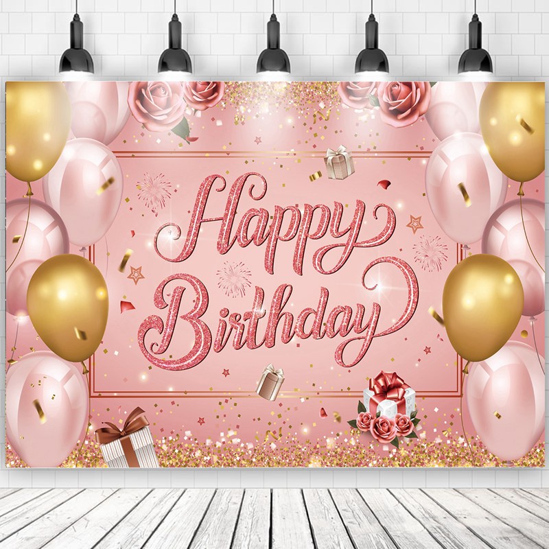 160*90cm Happy Birthday Backdrop birthday decor party decorations Party ...
