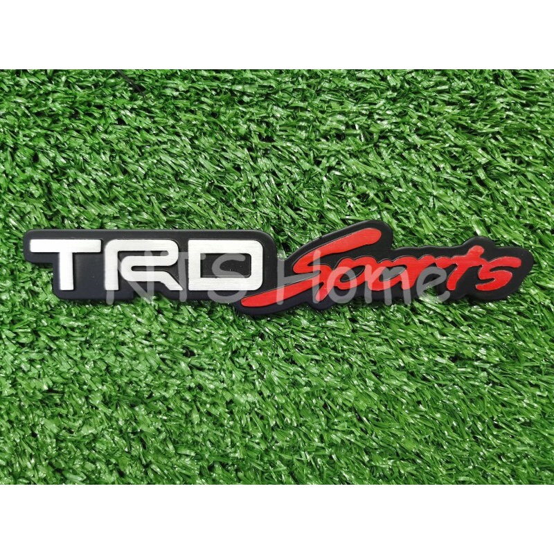3D Aluminum Alloy Toyota TRD Sport GR TRD Emblem Badge Logo | Shopee ...