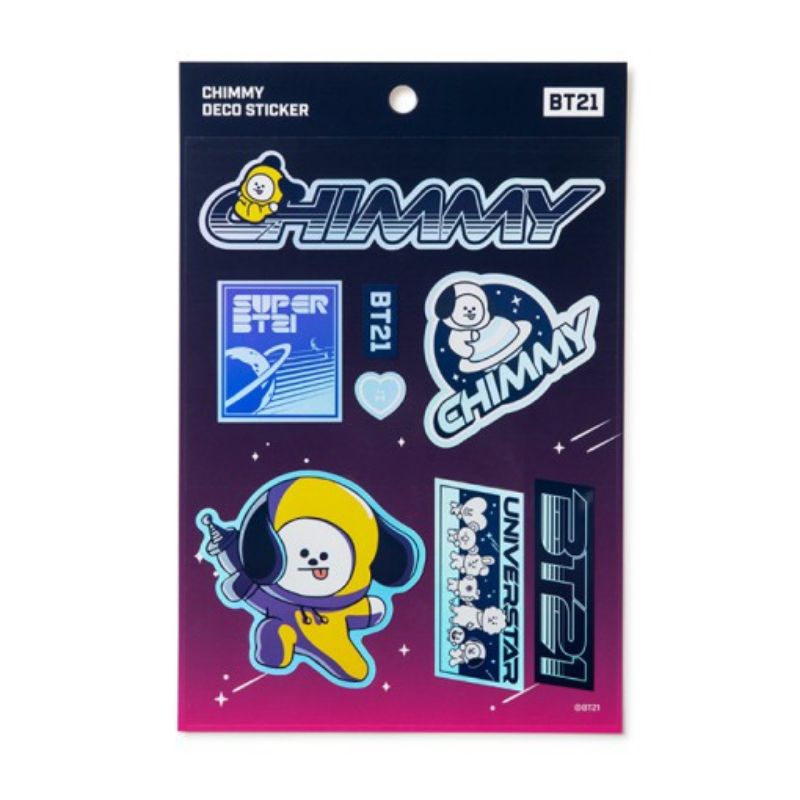 BT21 Space Wappen Deco Sticker(1Sheet) Laptop Computer Carrier Bag ...